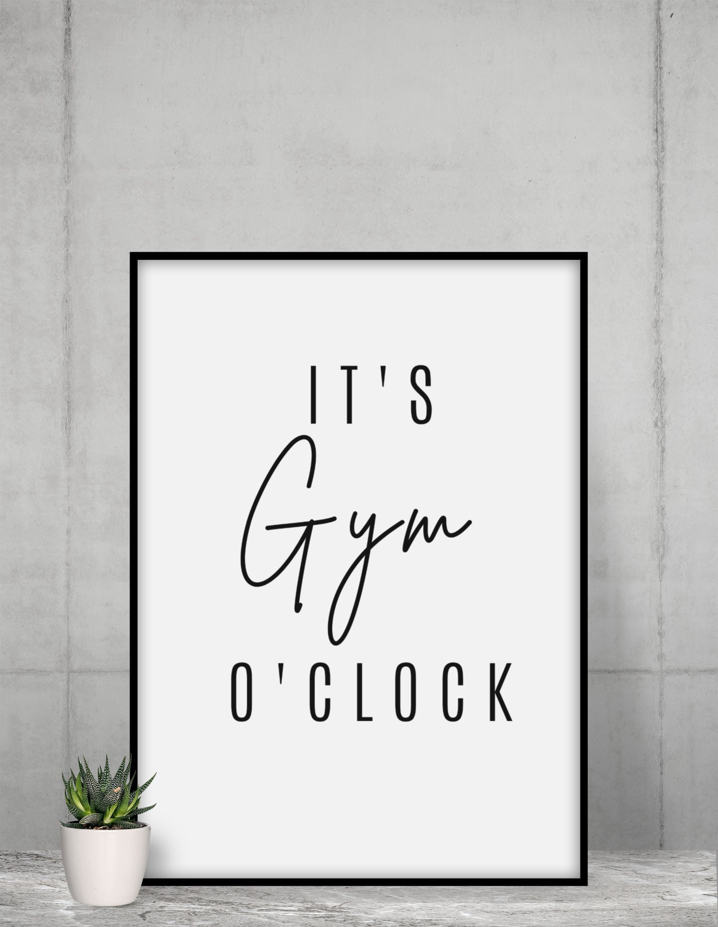 Gym Motivation Poster Workout Poster Home Gym Wall Art Home - Etsy