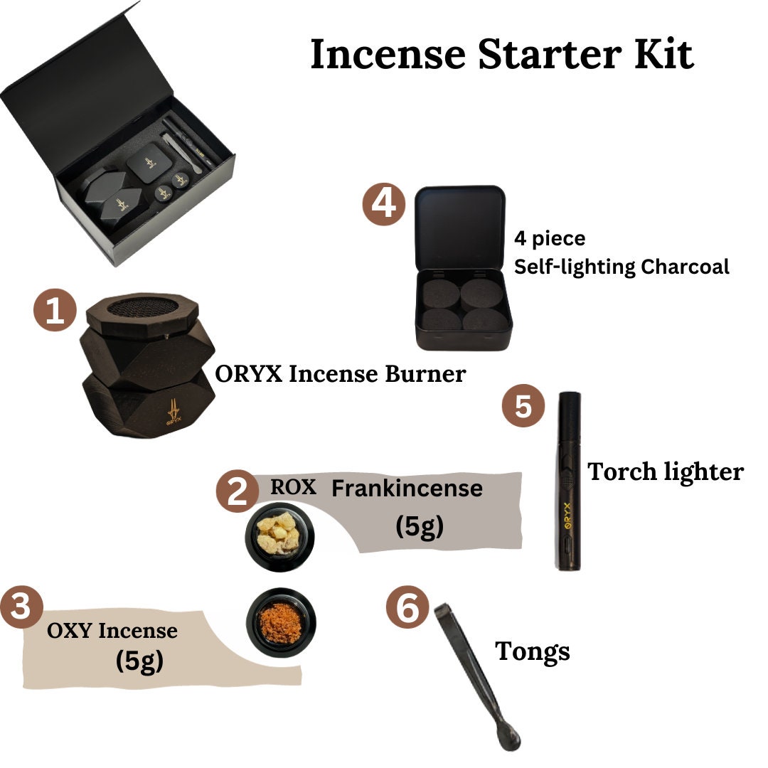 Incense Starter Kit, Incense Pack, Loose Incense Complete Kit ...