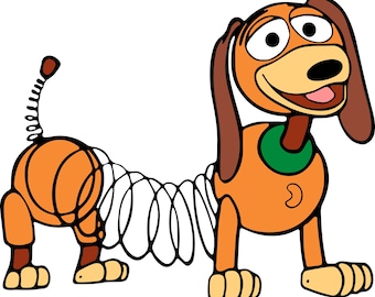 Slinky Dog SVG Easy Cut File for Cricut Layered by Colour - Etsy Hong Kong