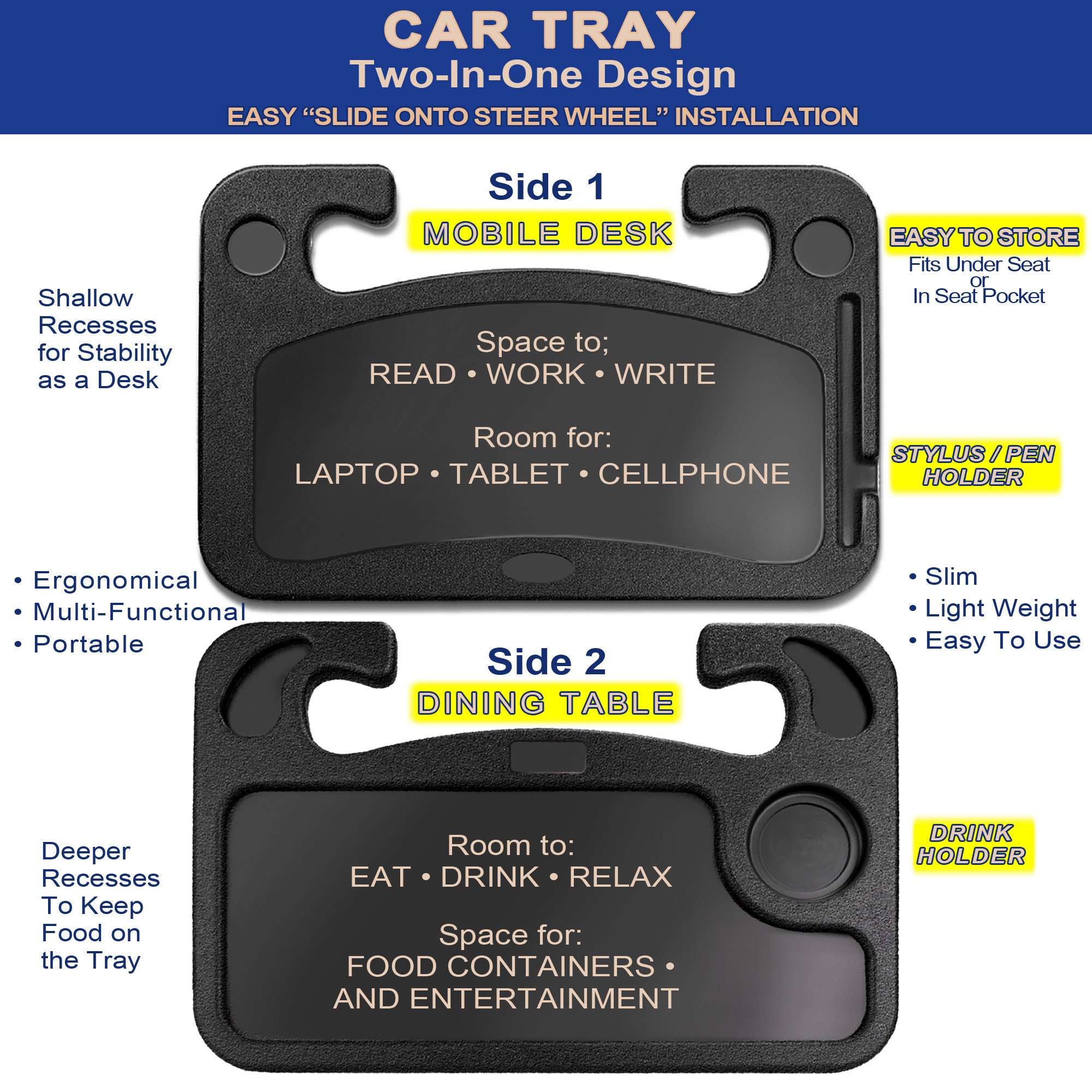 Car Tray Car Wheel Tray Portable Wheel Tray Car Wheel Table Wheel Tray ...