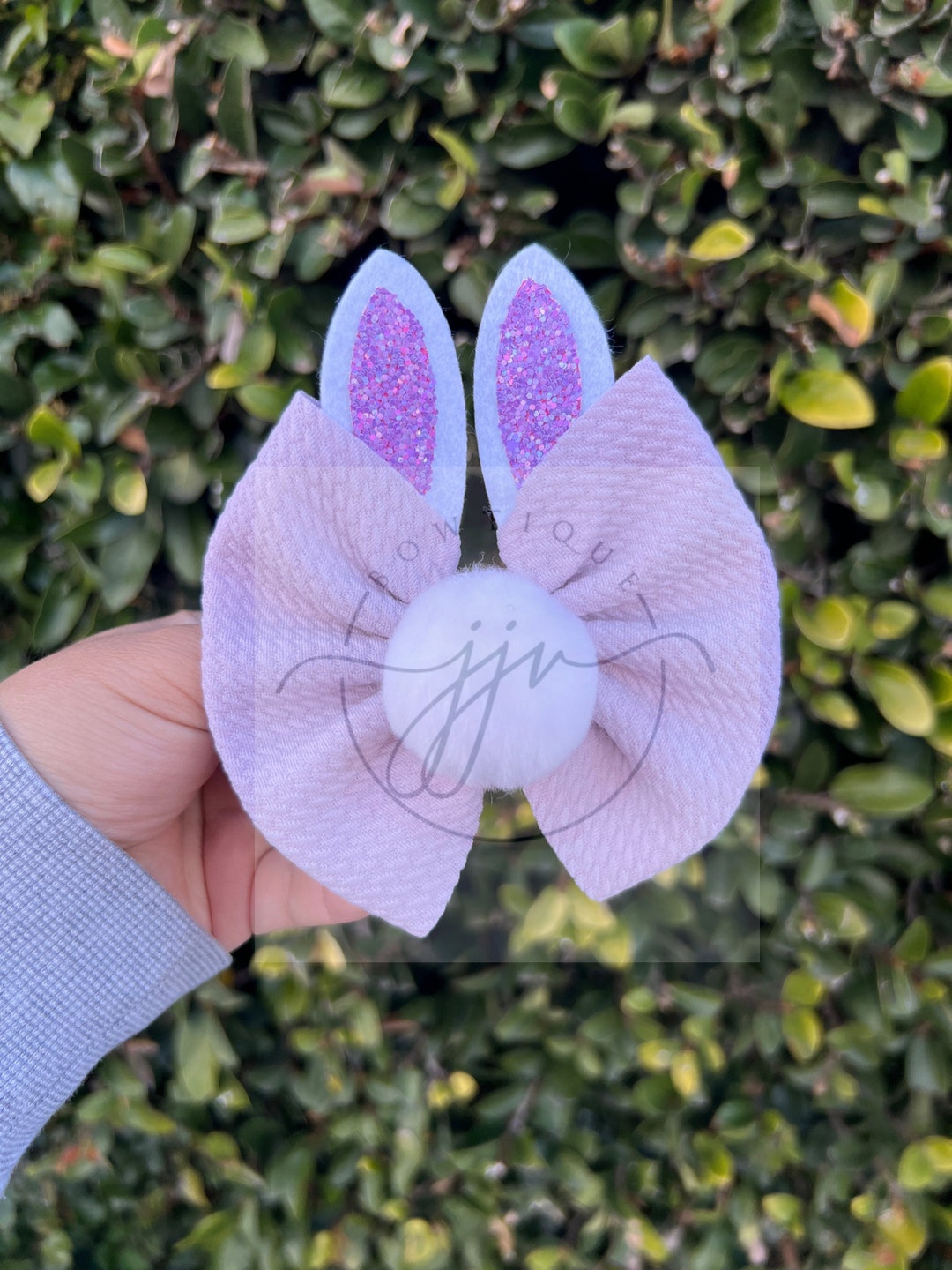 Easter Bunny Bow, Bunny Headband, Easter Bow, Easter Bunny Bow, Pastel ...