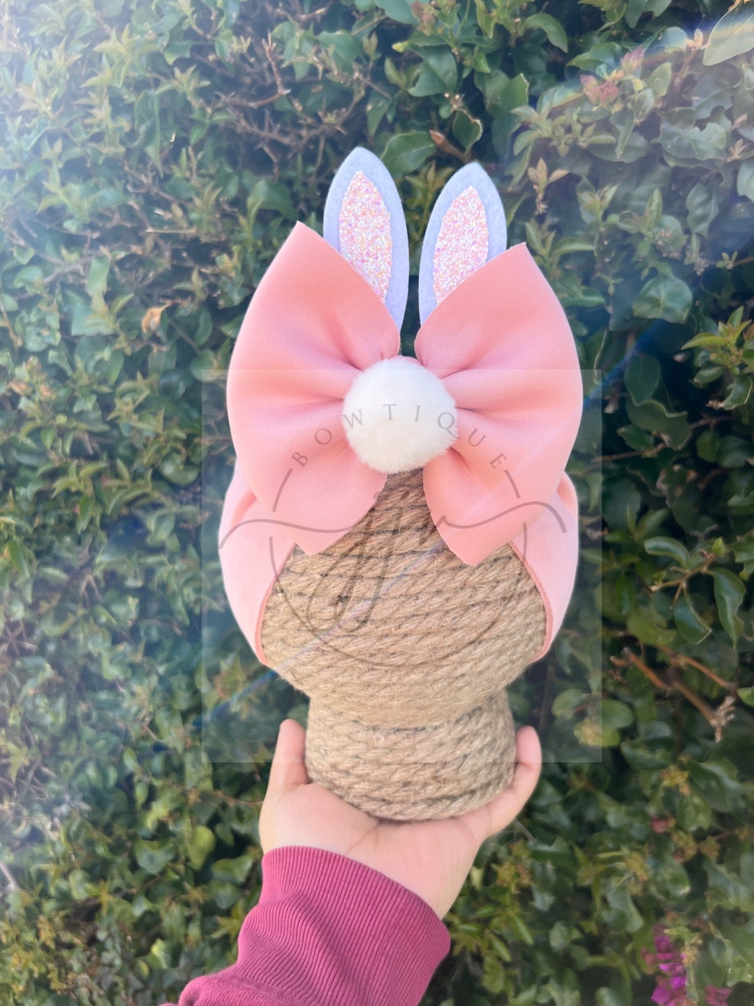 Easter Bunny Head Wrap, Bunny Headband, Easter Head Wrap, Easter Bunny ...