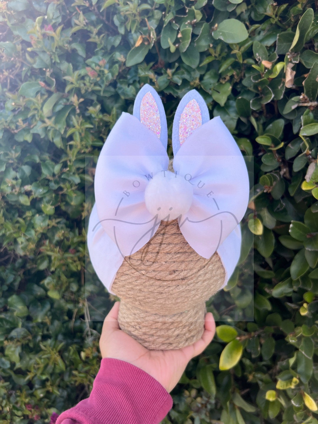 Easter Bunny Head Wrap, Bunny Headband, Easter Head Wrap, Easter Bunny ...