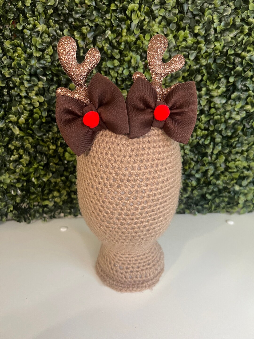 Reindeer Bows Christmas Bows Reindeer Bows Reindeer Piggie - Etsy