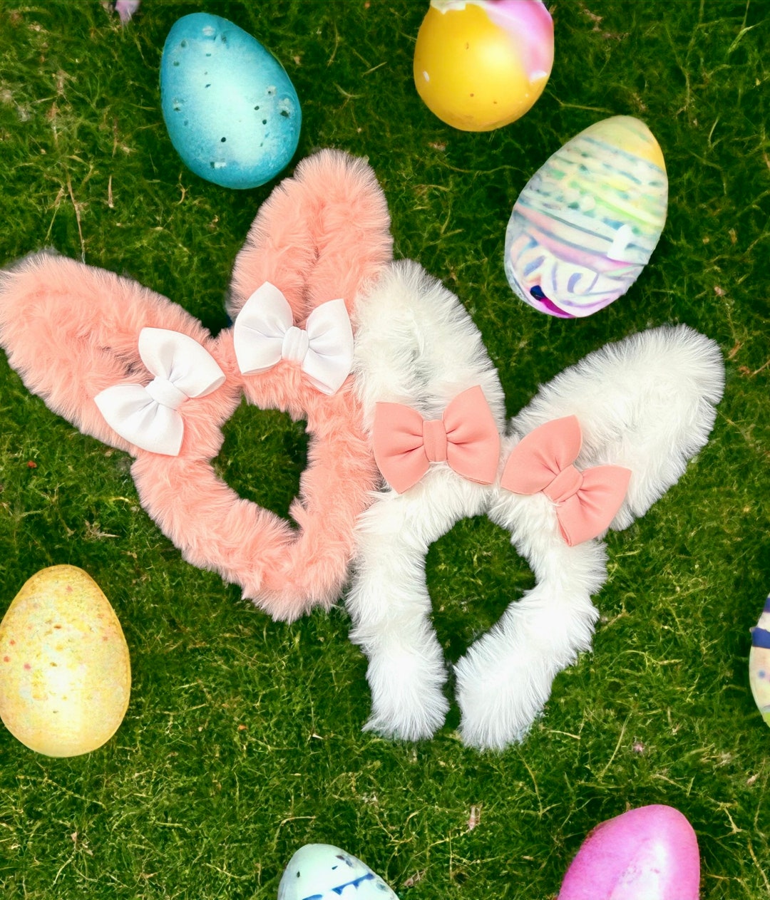 Easter Bunny Head Wrap, Bunny Headband, Easter Headband, Easter Bunny ...