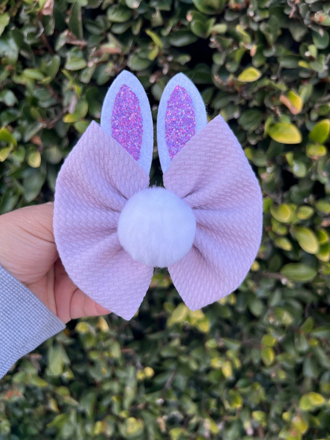 Easter Bunny Bow Bunny Headband Easter Bow Easter Bunny - Etsy