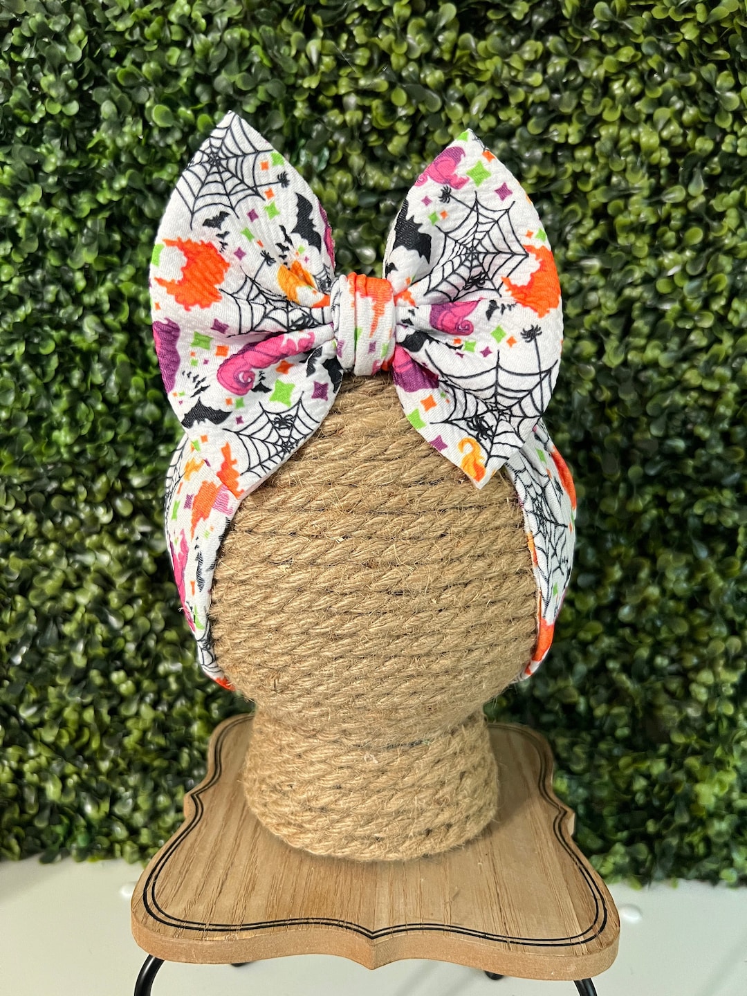 Hocus Pocus Head Wrap, Hocus Pocus Bow, Sanderson Sisters Head Wrap ...