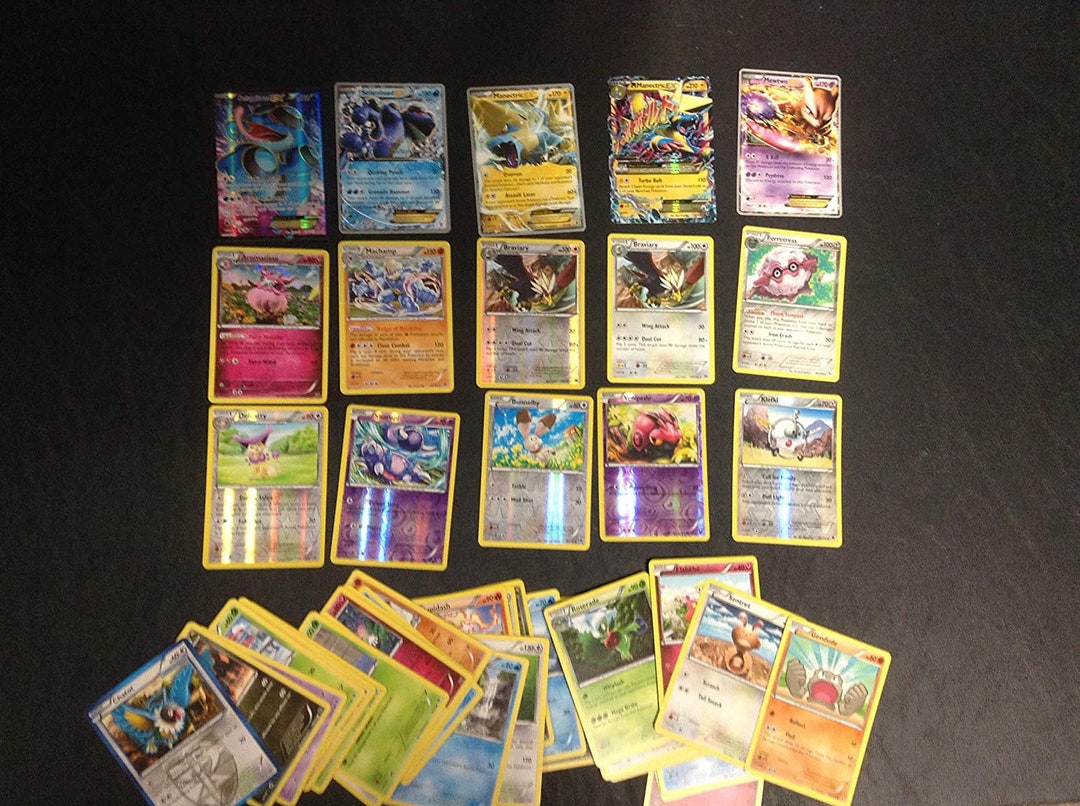 Pokemon TCG 20 Holographic Cards Lot | Pokemon Starter Pack | Pokemon ...