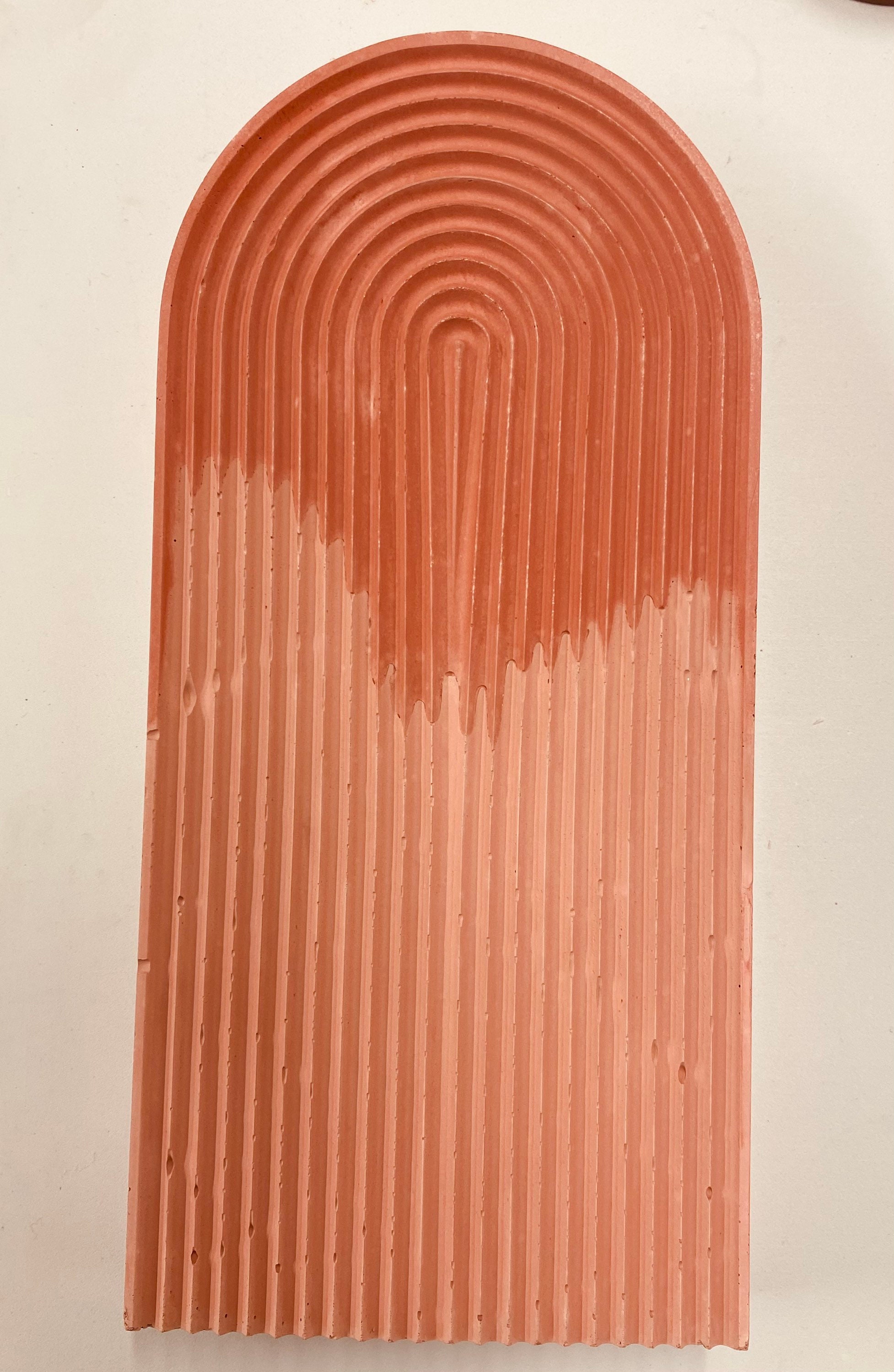 Arch Tray L Ripple Tray L Boho Tray L Ripple Design Coasters L | Etsy