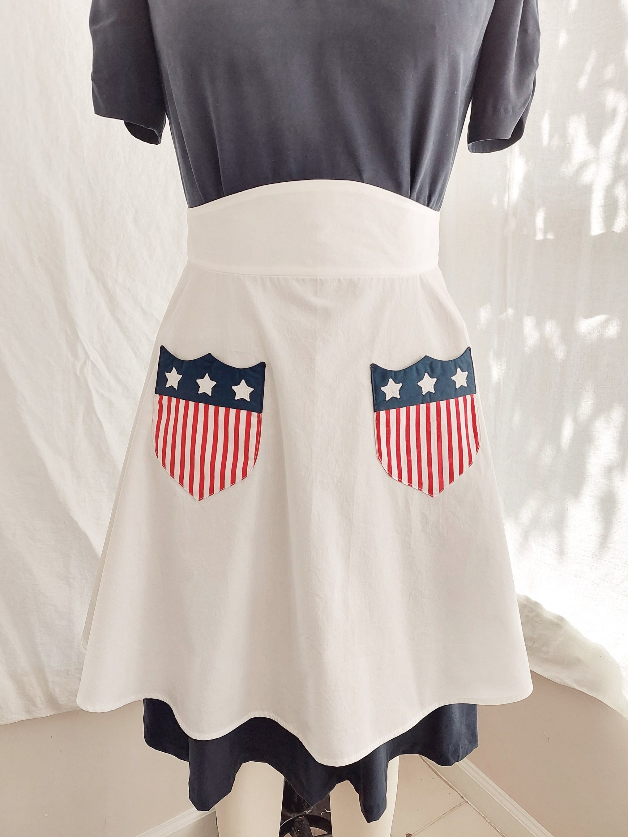 Vintage 1940s Style Apron Reproduction WWII Victory Apron - Etsy