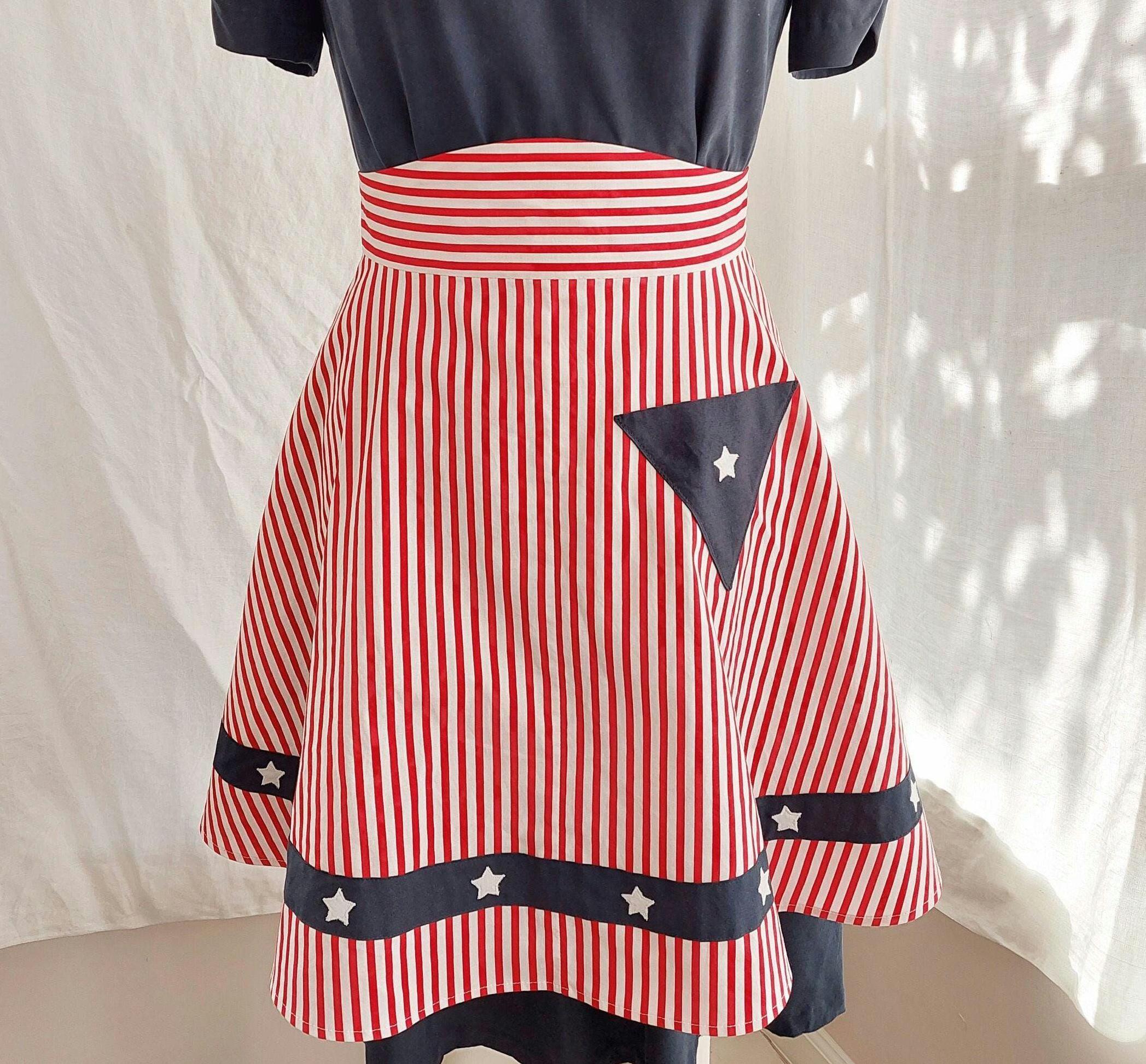 Vintage 1940s Style Apron, Reproduction WWII Victory Apron, Retro ...
