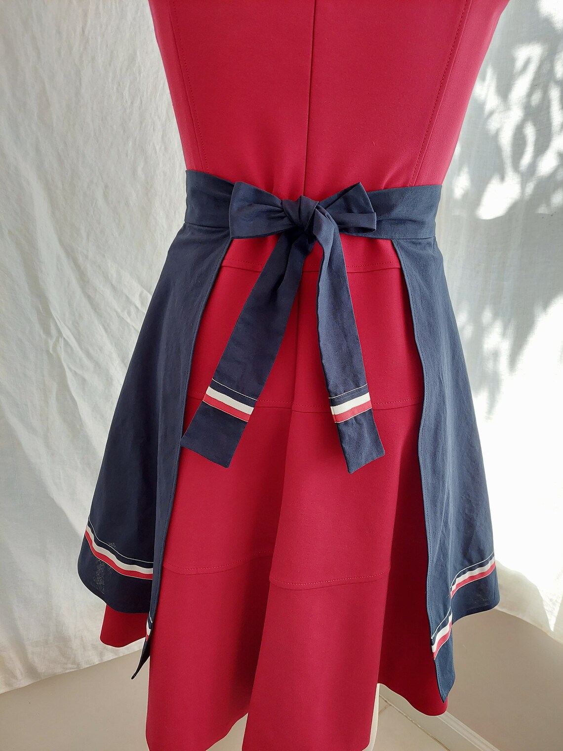 Vintage 1940s Style Apron, Reproduction WWII Victory Apron, Retro ...