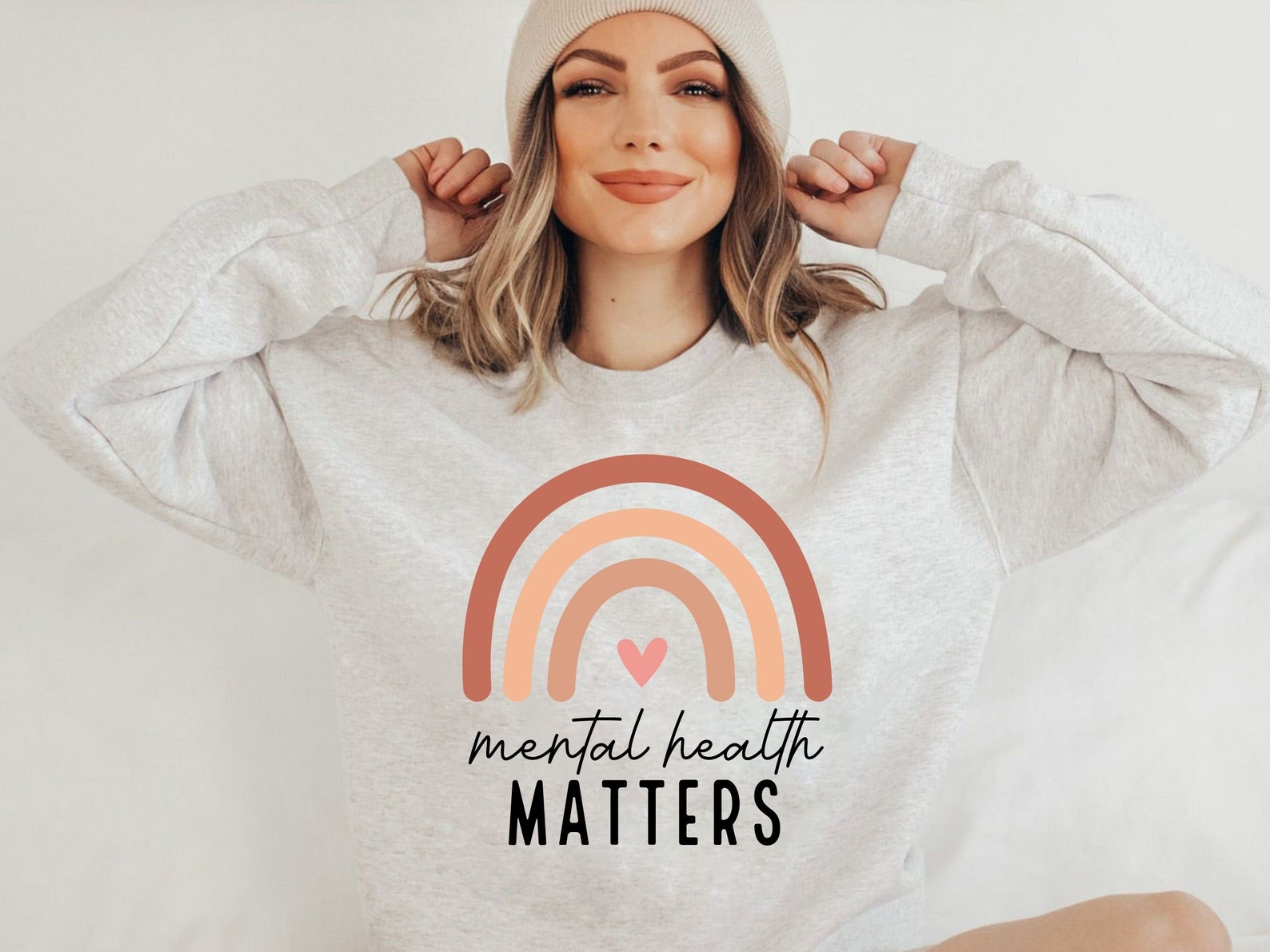 Mental Health Matters Svg Boho Rainbow Svg Mental Health | Etsy