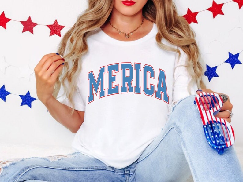 Merica Svg, Merica Varisty Svg, America Svg, Retro 4th of July Svg, 4th ...
