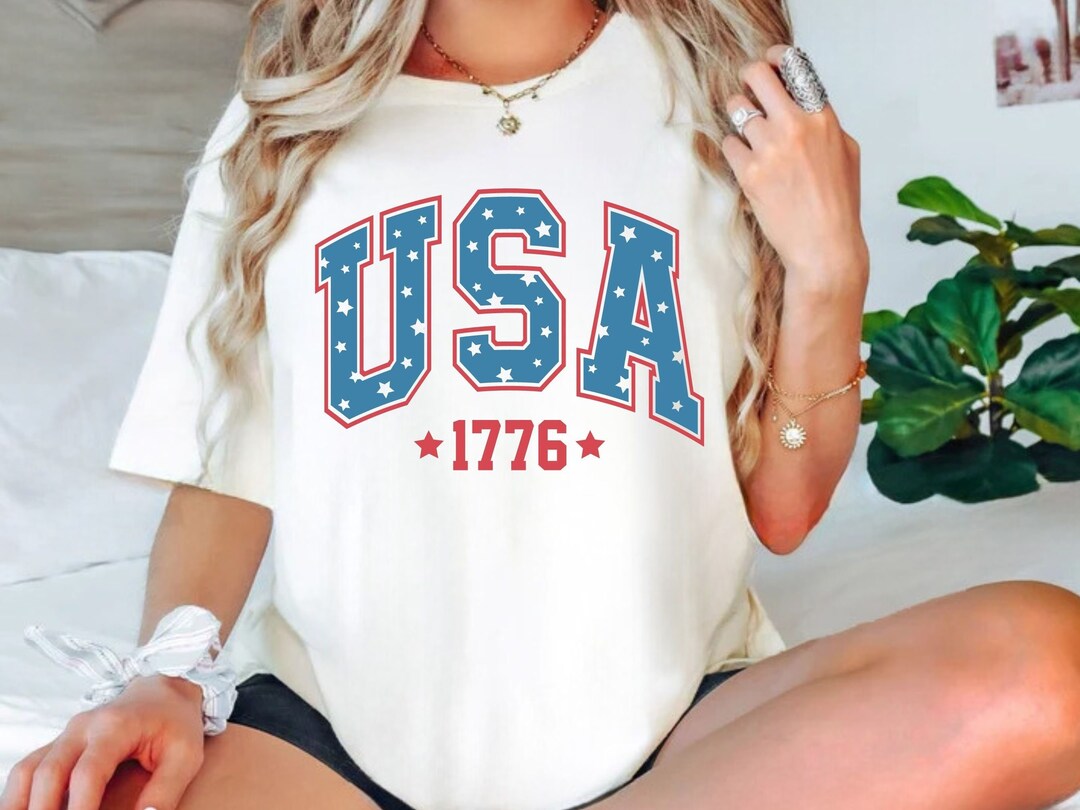 Usa Varsity Svg, Usa 1776 Svg, Retro America Svg, 4th of July Svg ...