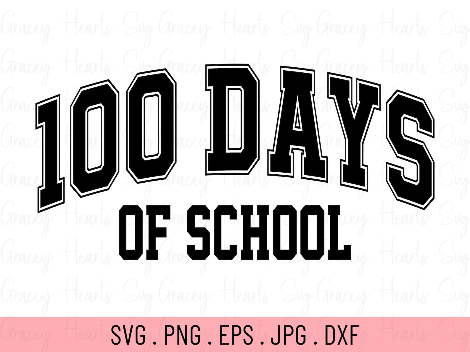 100 Days of School Svg, Happy 100 Days of School Svg, Back to School ...