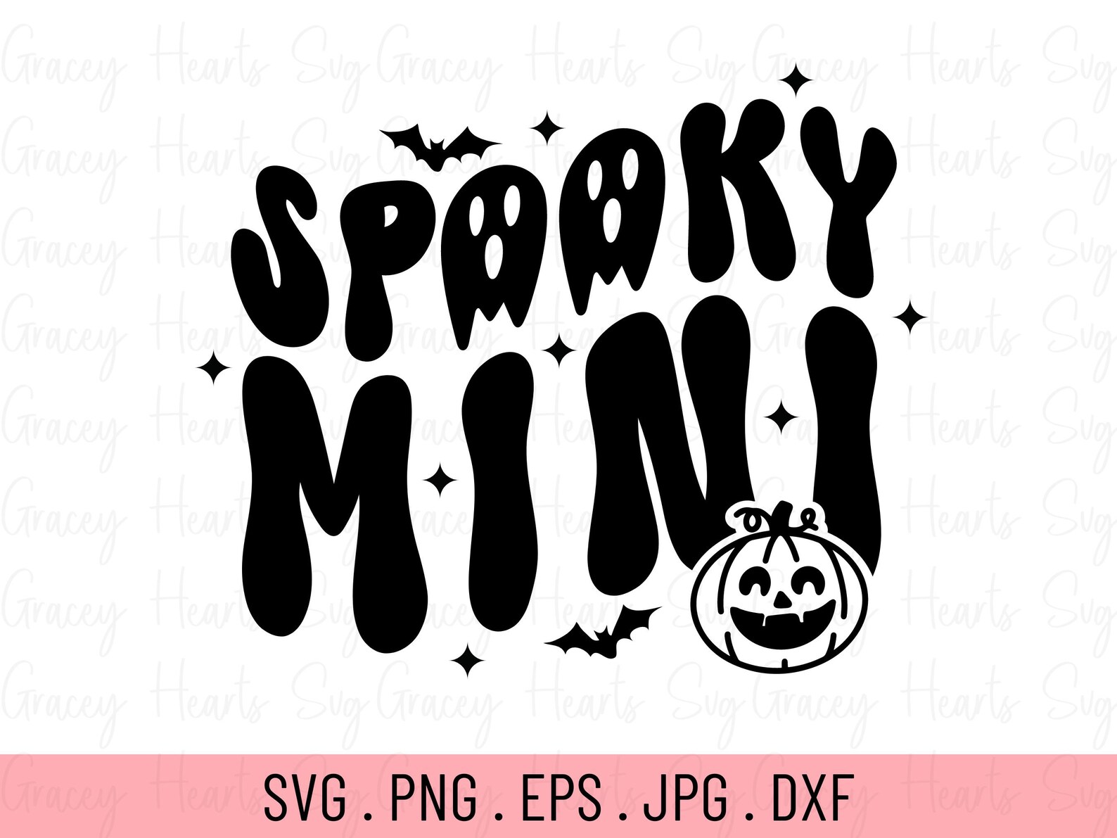 Spooky Mini Svg Spooky Season Svg Kids Halloween Svg Trick - Etsy