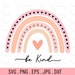 Boho Rainbow Be Kind Svg, Boho Rainbow Svg, Kindness Svg, Choose ...