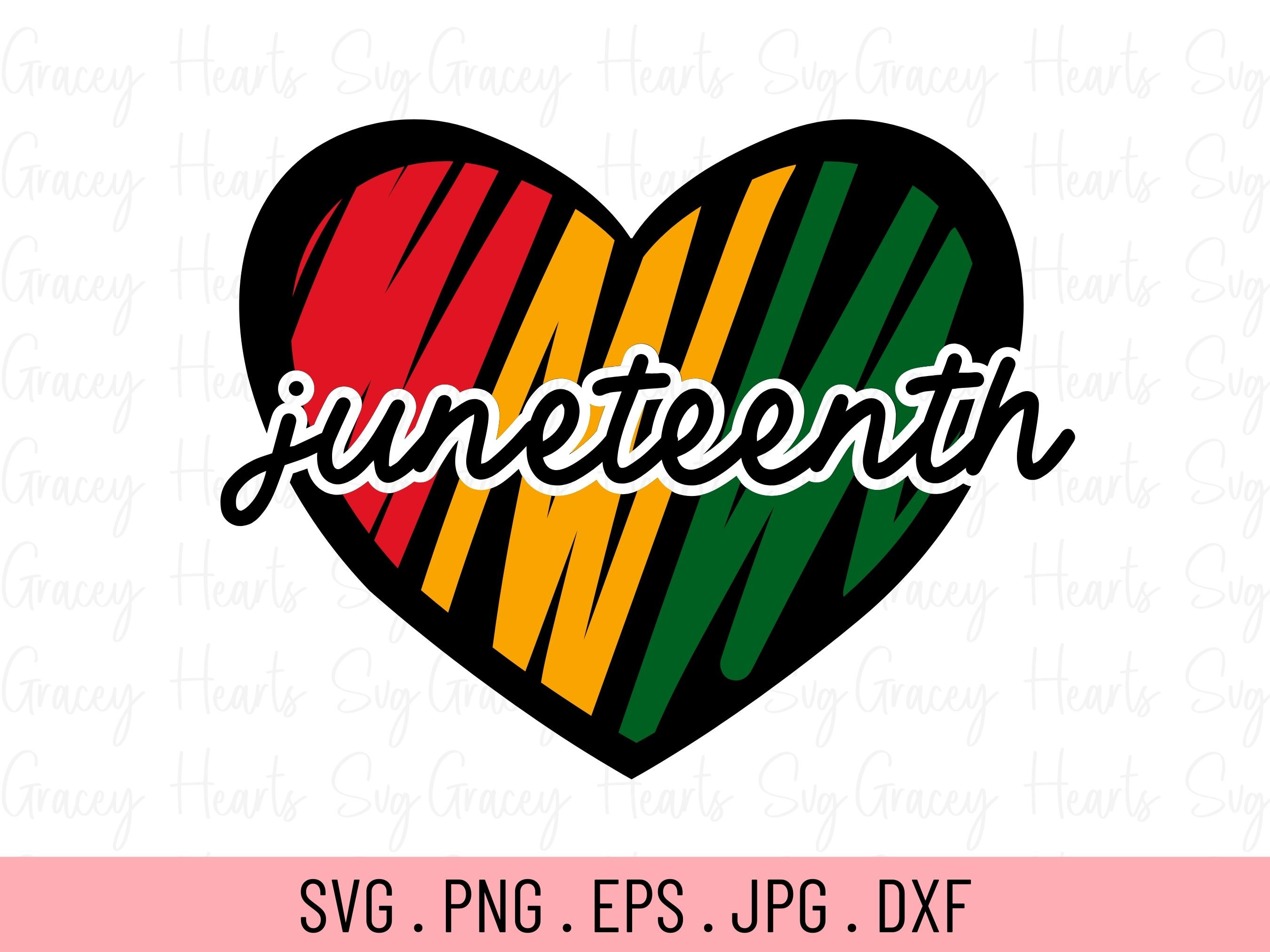 Juneteenth Heart Svg Juneteenth Svg Black History Svg Black - Etsy
