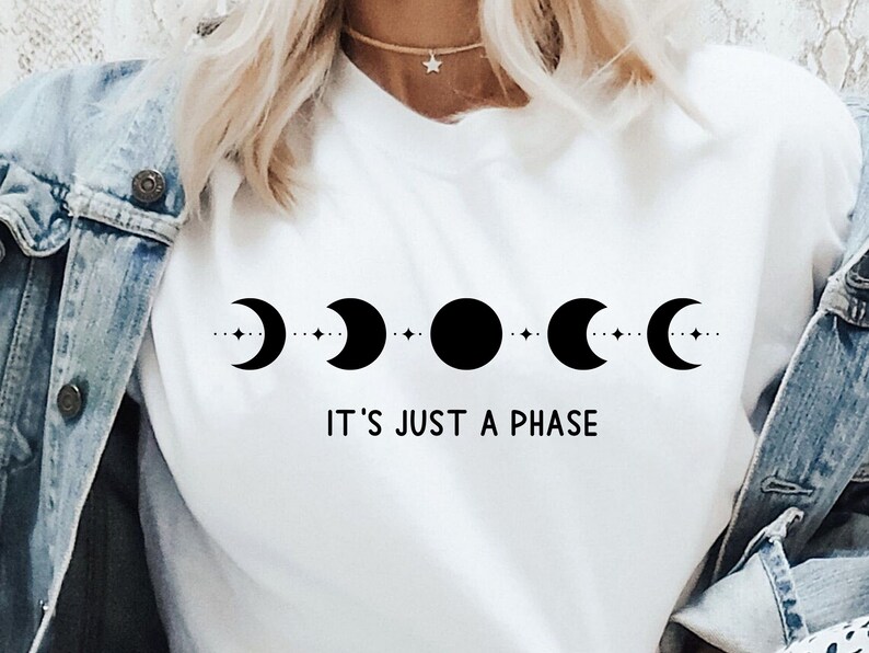 It's Just a Phase Svg, Moon Phase Svg, Boho Svg, Mystical Svg ...