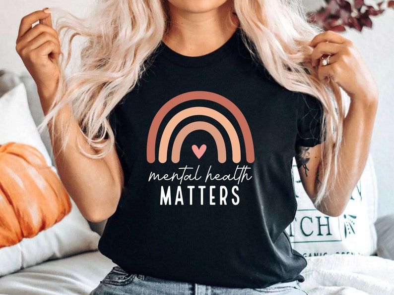 Mental Health Matters Svg Boho Rainbow Svg Mental Health | Etsy