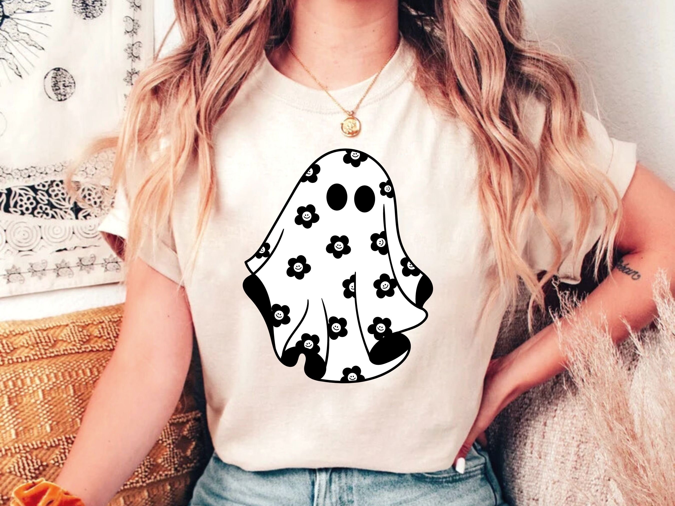 Daisy Ghost Svg Ghost Svg Ghost Girl Svg Spooky Season Svg - Etsy Canada