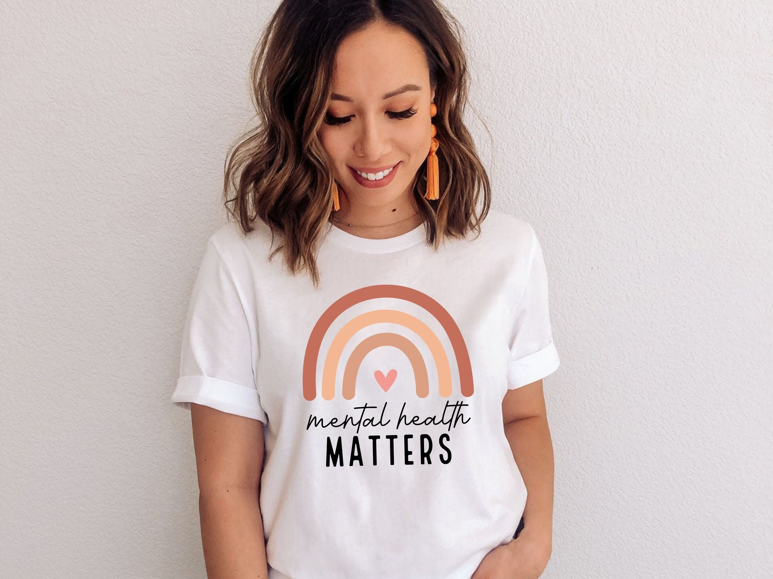Mental Health Matters Svg Boho Rainbow Svg Mental Health | Etsy