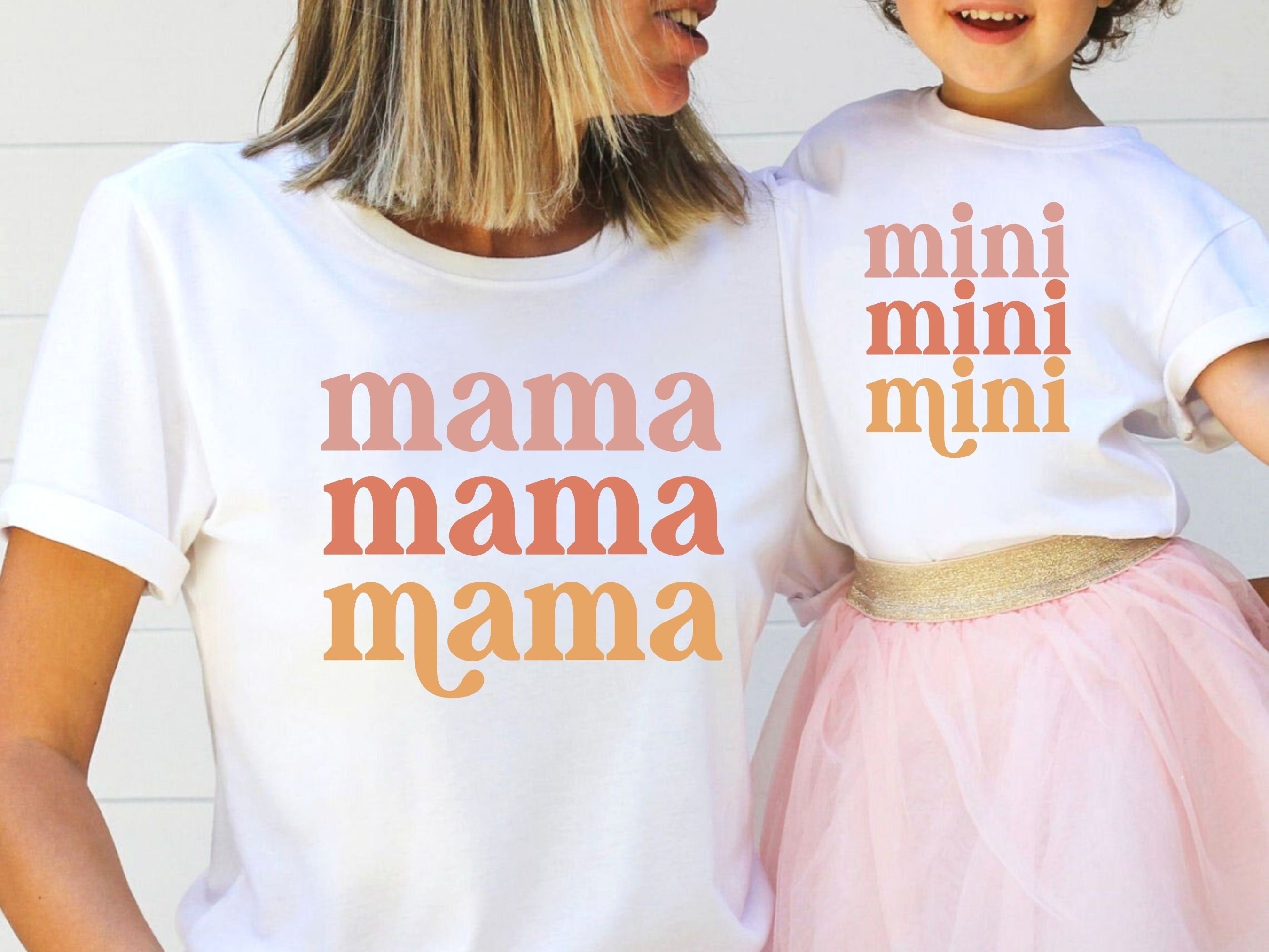 Mama and Mini Svg, Mommy and Me Svg, Matching Shirt Svg, Mommy Daughter ...