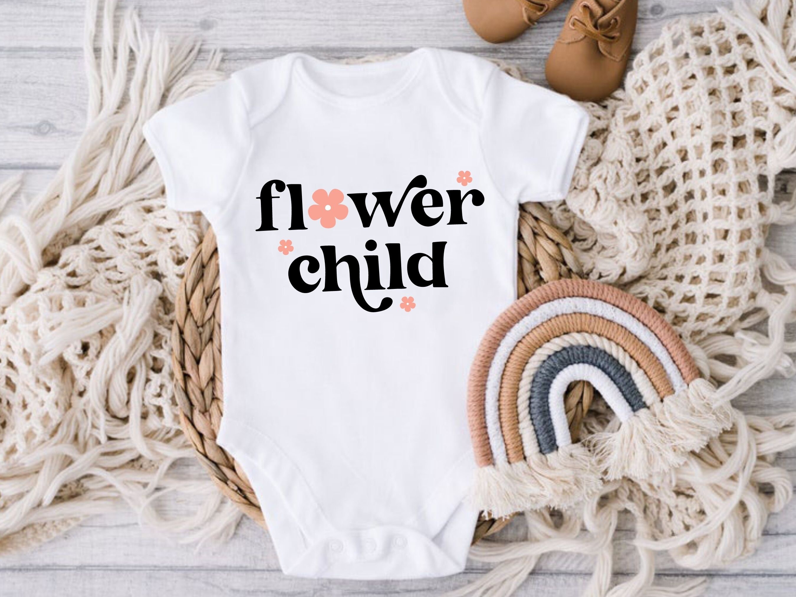 Flower Child Svg Flower Power Svg Retro Flower Svg Toddlers | Etsy