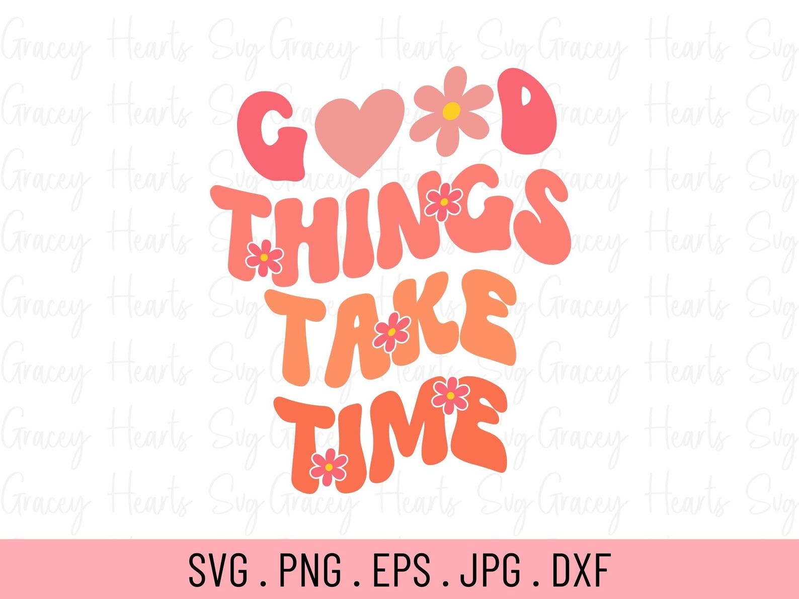 Good Things Take Time Svg Boho Svg Mental Health Svg - Etsy