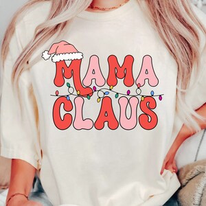 Mama Claus Svg, Mini Claus Svg, Mama Mini Christmas Svg, Christmas Crew ...