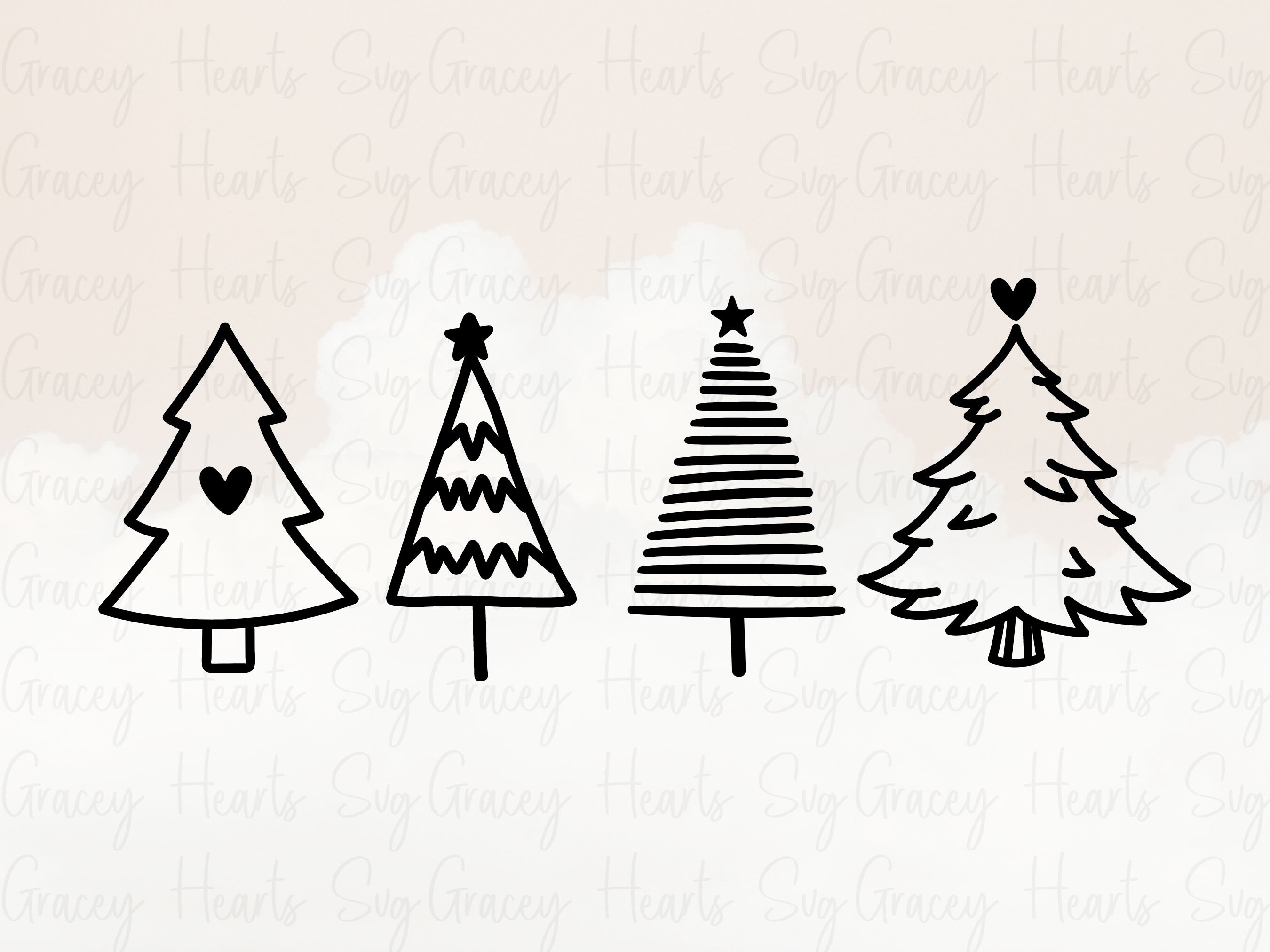 Christmas Tree Svg Bundle Pine Tree Svg Christmas Svg Pine - Etsy Canada