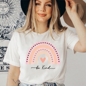 Boho Rainbow Be Kind Svg, Boho Rainbow Svg, Kindness Svg, Choose ...
