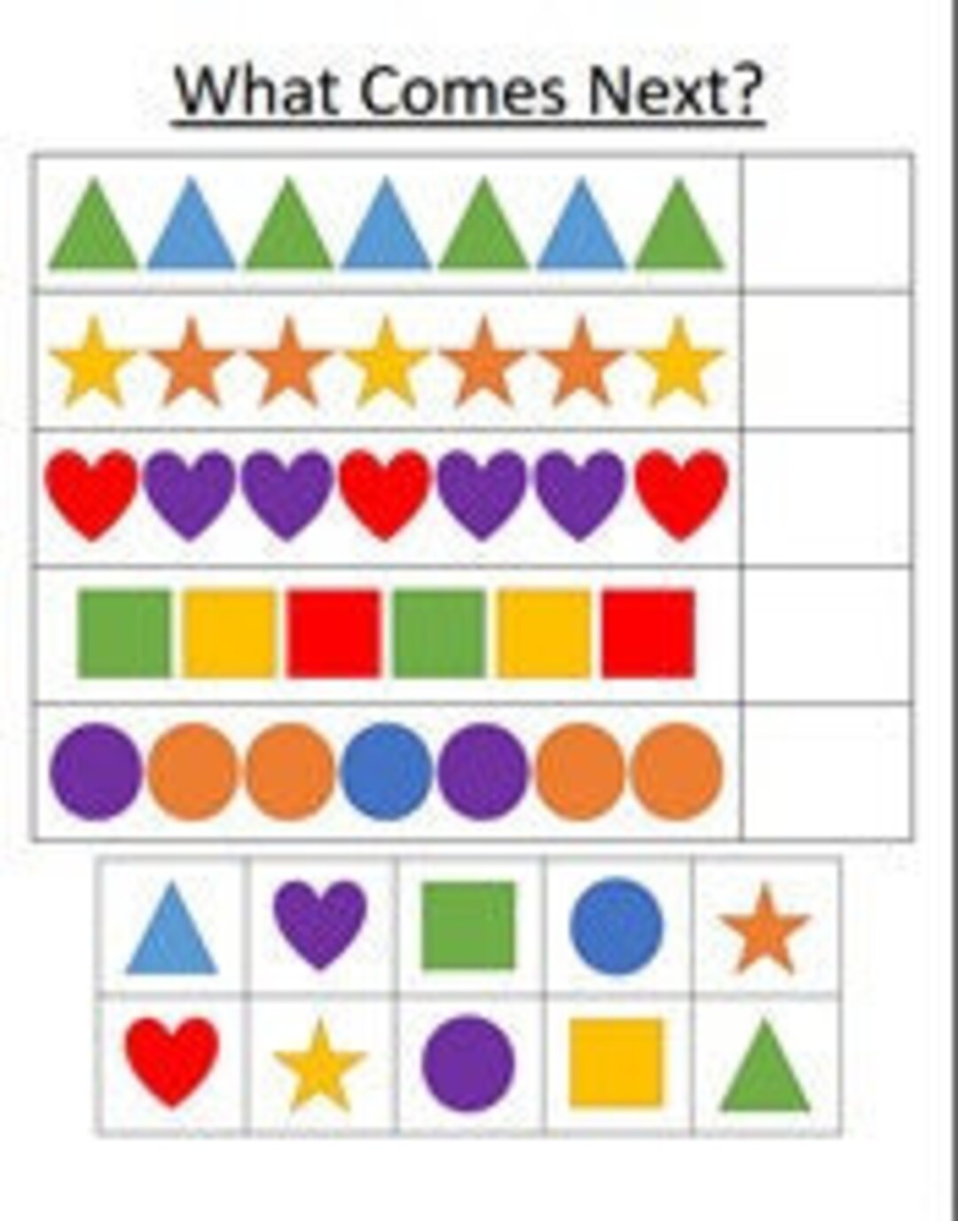 Shape and Colour Mega Pack - Etsy
