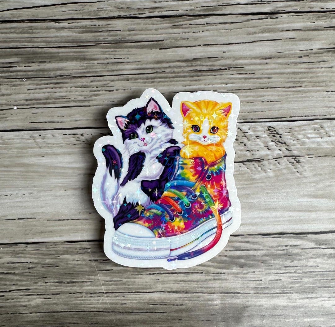 Two Kittens Sticker | 90s | Y2K | Nostalgia | Cute Kittens | Laptop ...