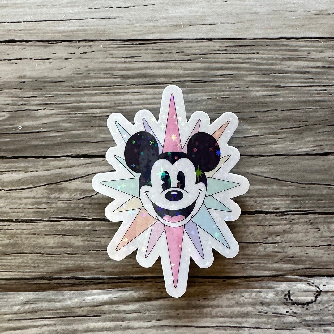 Mickey Mouse Sticker | Pastel Disney Sticker | Water Bottle | Hydro ...