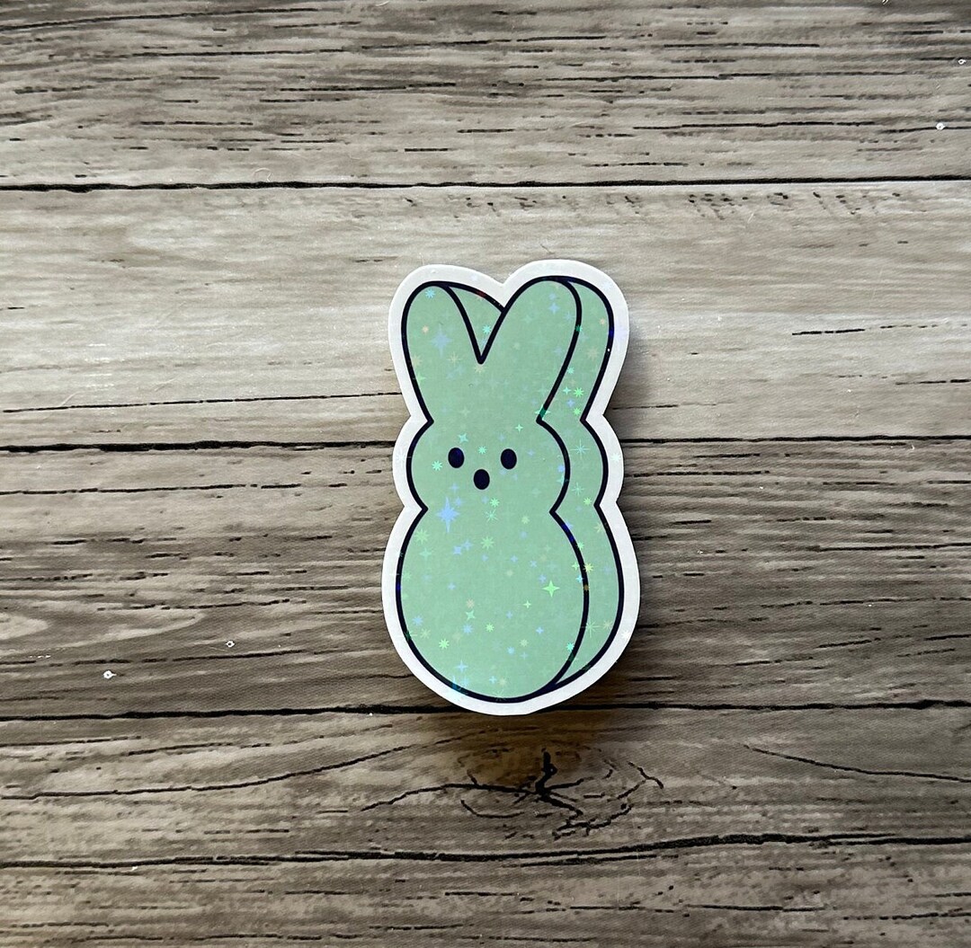 Green Peep Sticker | Marshmallows | Easter | Bunny | Seasonal | Yeti ...