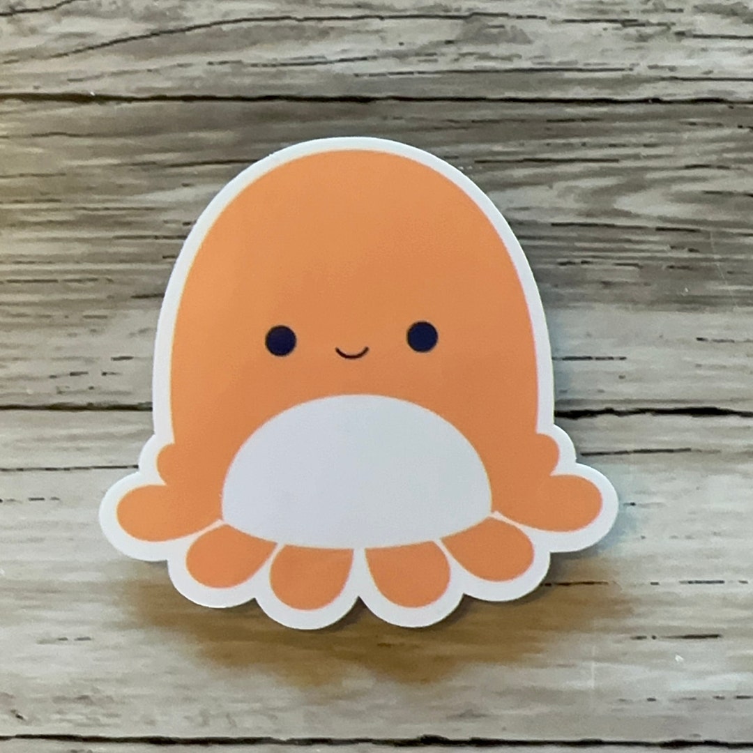 Squishmallow Sticker | Orange Octopus | Veronica | Stuffed Animal ...