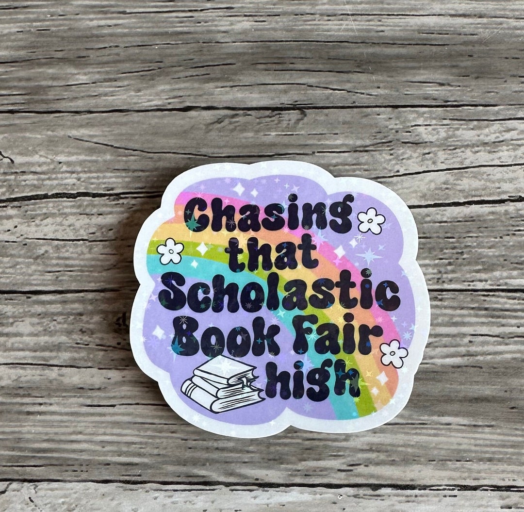 Chasing That Scholastic Book Fair High Sticker Rainbow Books Nostalgia ...