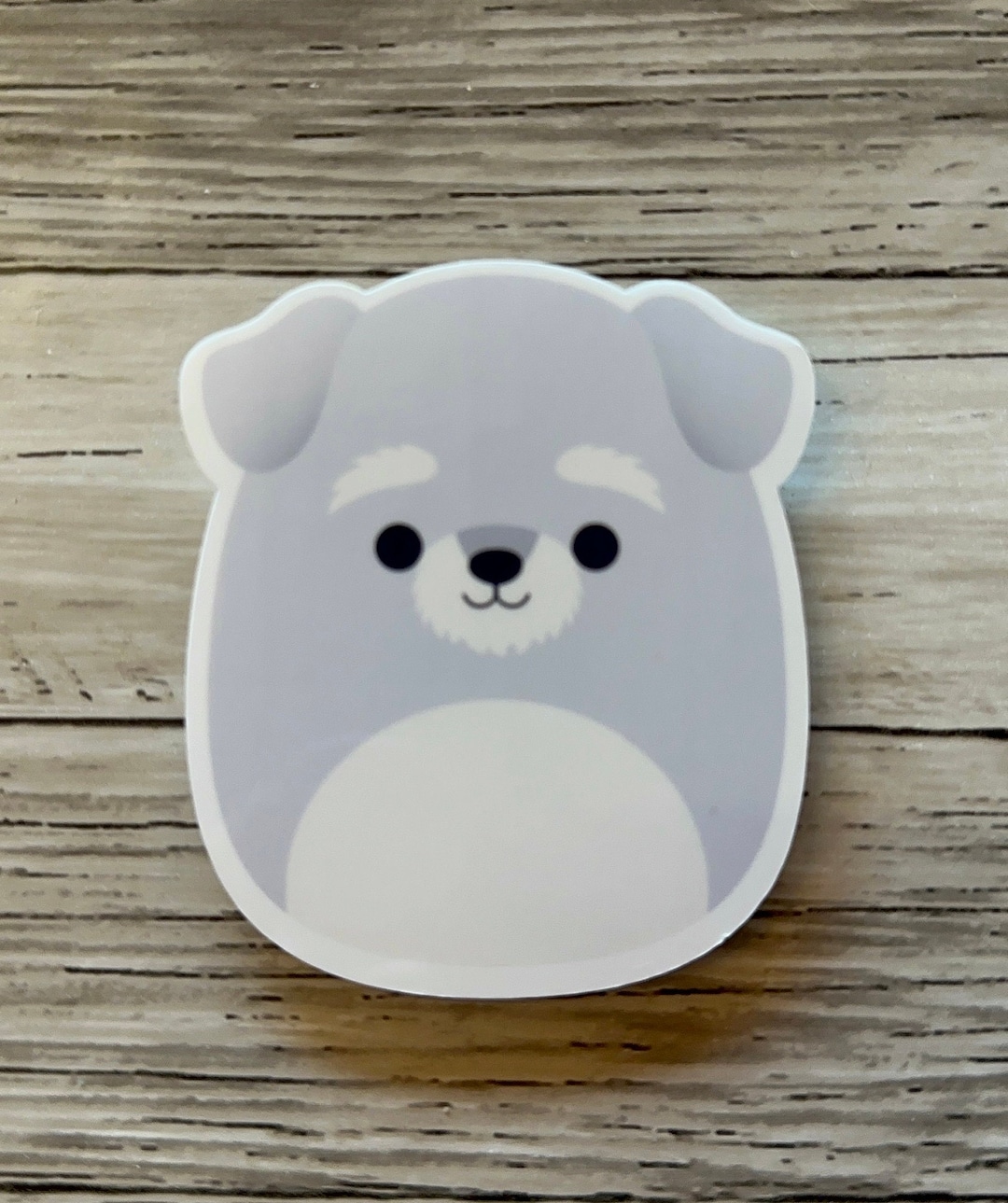 Squishmallow Sticker | Grey Schnauzer | Shaun | Stuffed Animal | Water ...