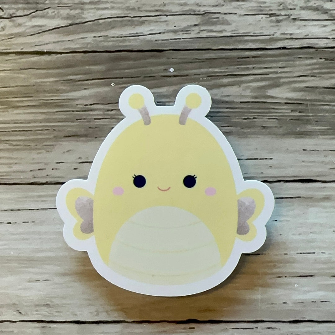 Squishmallow Sticker | Yellow Bee | Nixie | Stuffed Animal | Water ...