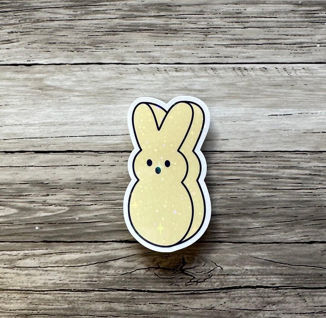 Yellow Peep Sticker | Marshmallows | Easter | Bunny | Seasonal | Yeti ...