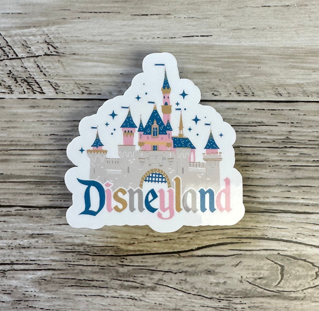 Disneyland Castle Sticker | Pastel Disney | Water Bottle | Hydro Flask ...