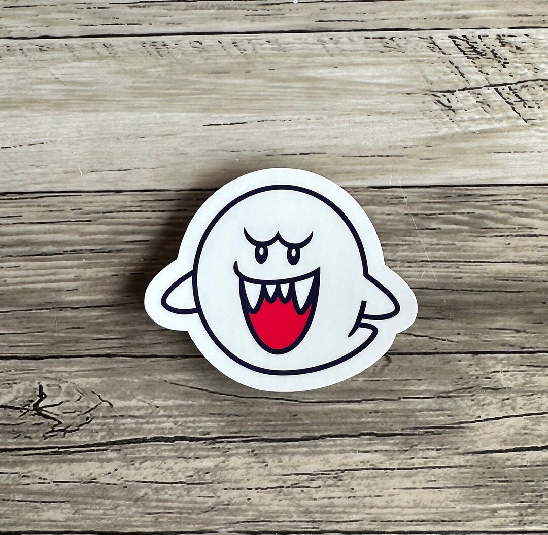 Bigger Boo Sticker | Ghost | Cute | Journal | Water Bottle | Planner ...