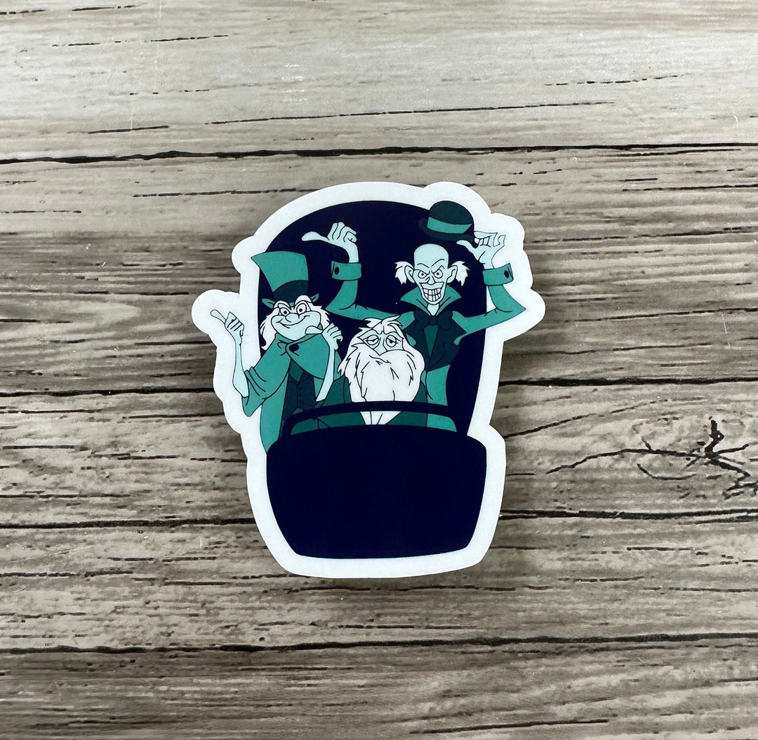 Haunted Mansion Sticker | Disneyland | Doom Buggy | Grim Grinning ...