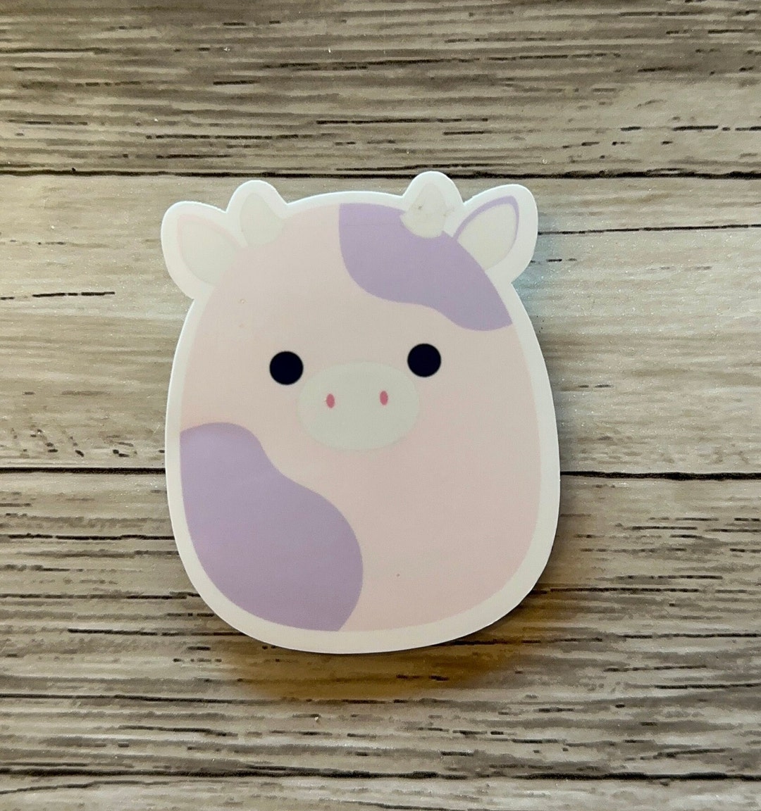 Squishmallow Sticker | Pink Cow | Patty | Stuffed Animal | Water Bottle ...