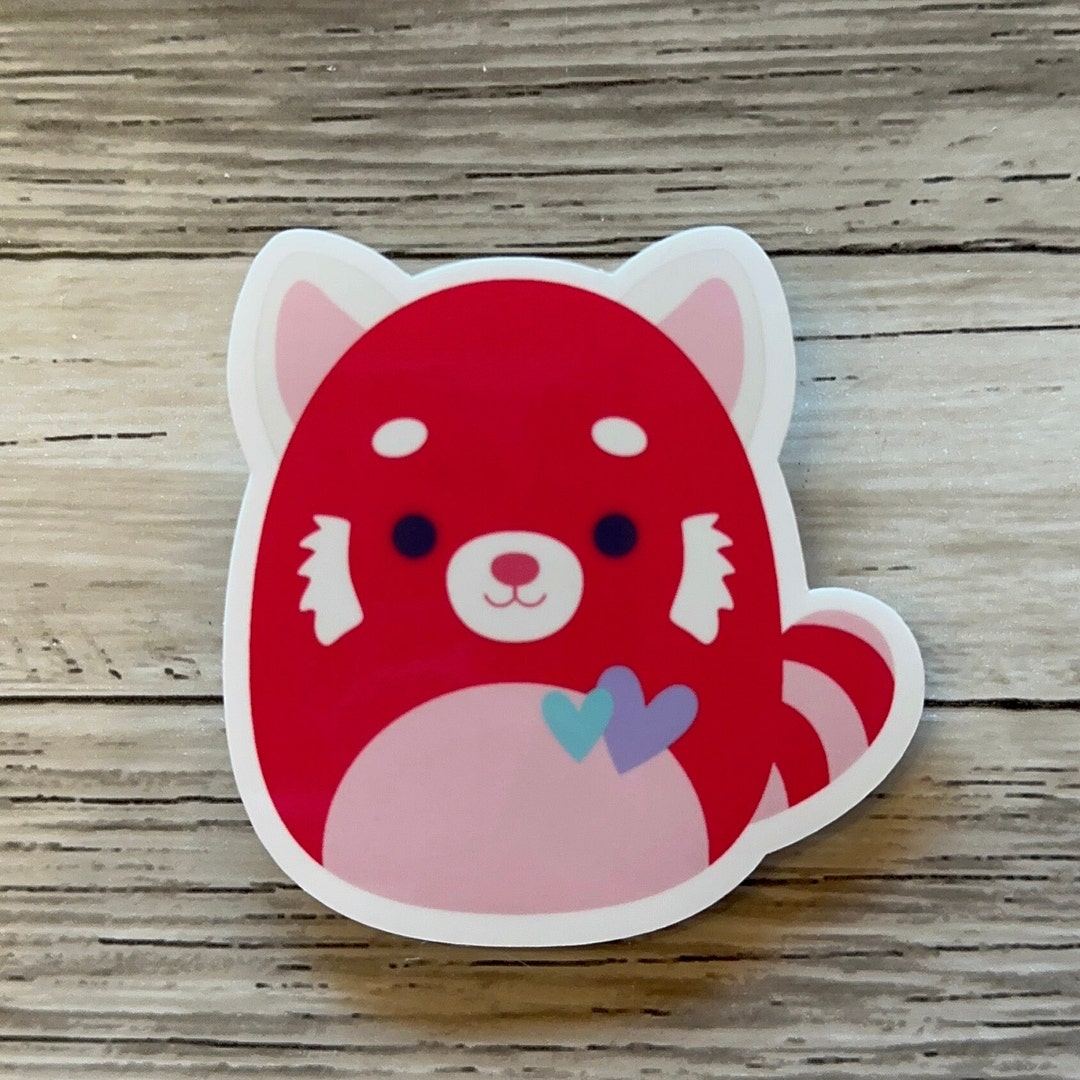 Squishmallow Sticker | Red Panda | Ramona | Stuffed Animal | Water ...