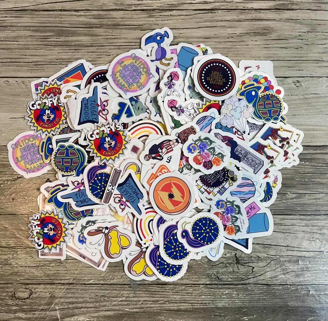 Mystery Sticker Pack Mini Sticker Pack Water Bottle Sticker Disney ...