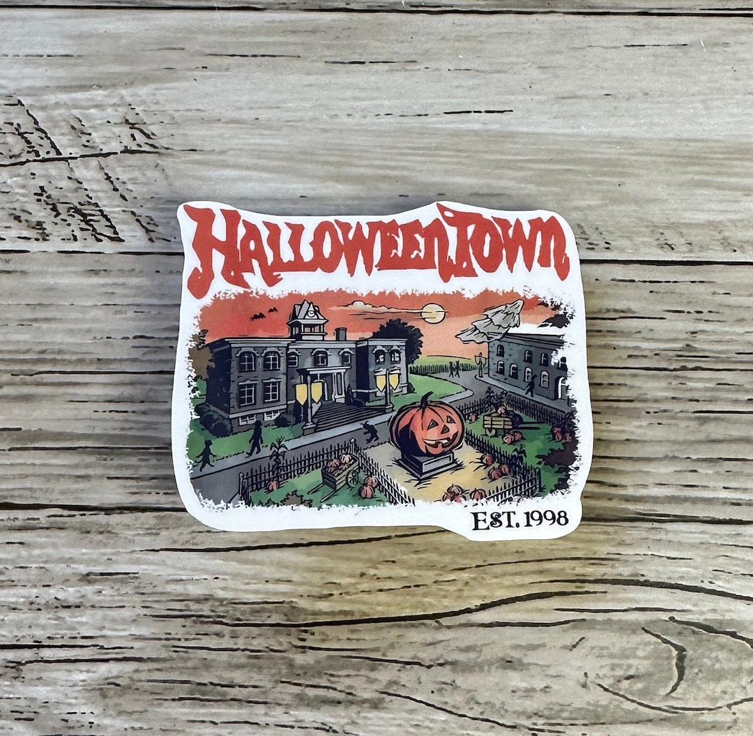 Halloweentown Sticker | Disney | Nostalgia | Kalabar | Water Bottle ...