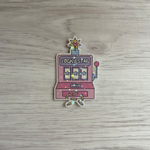 Slot Machine Sticker - Etsy